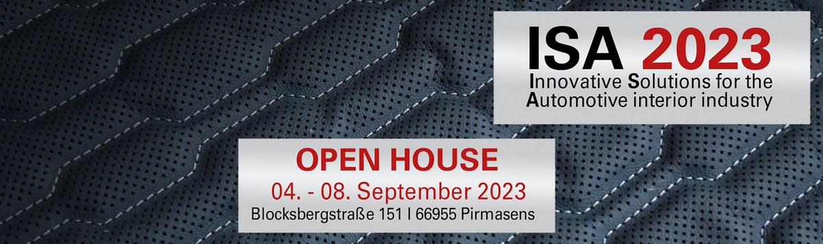 Jul 01. 2023 Live production of automotive leather parts on ISA 2023 — English